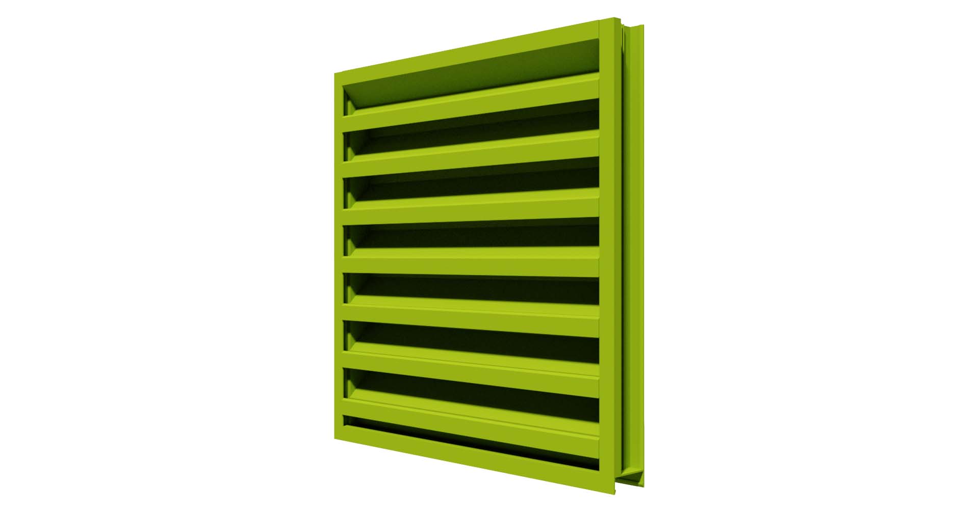 DRAINABLE THIN LINE STATIONARY LOUVER:245D