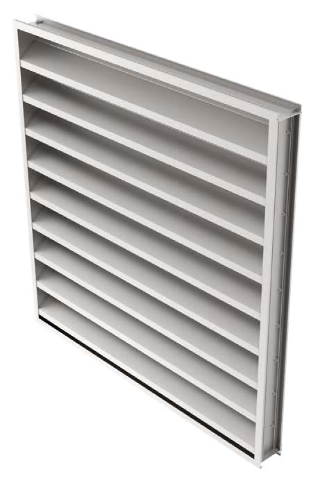 AUTOMATIC INTAKE DUAL COMBINATION LOUVER DAMPER:445RBID