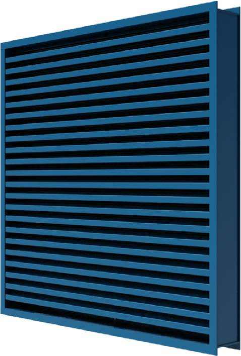 Wind Driven Rain Louver FEMA P-361 and ICC 500 UL Listed:5FHDAWD