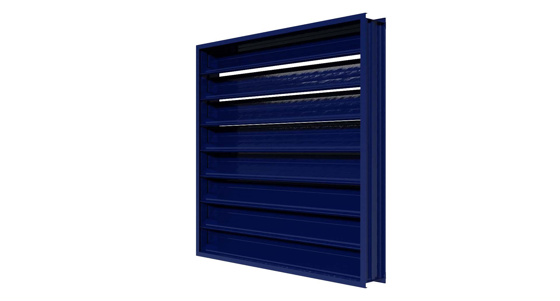 STATIONARY LOUVER DOUBLE DRAINABLE BLADE:645DD